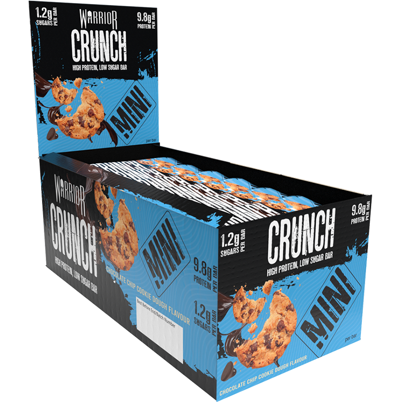 Protein Bars - 24 x 32g - Warrior CRUNCH Mini - Low Sugar Low Carb Low ...