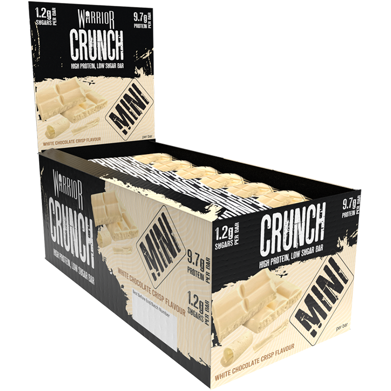 Protein Bars - 24 x 32g - Warrior CRUNCH Mini - Low Sugar Low Carb Low ...
